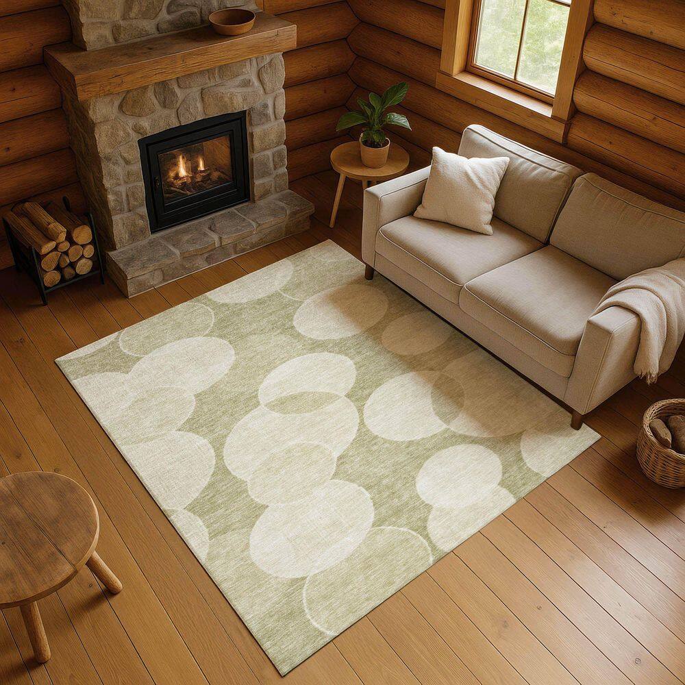 Addison Rugs Mayfield Premium Machine Washable Abstract AMF1751 Tan 3 ...