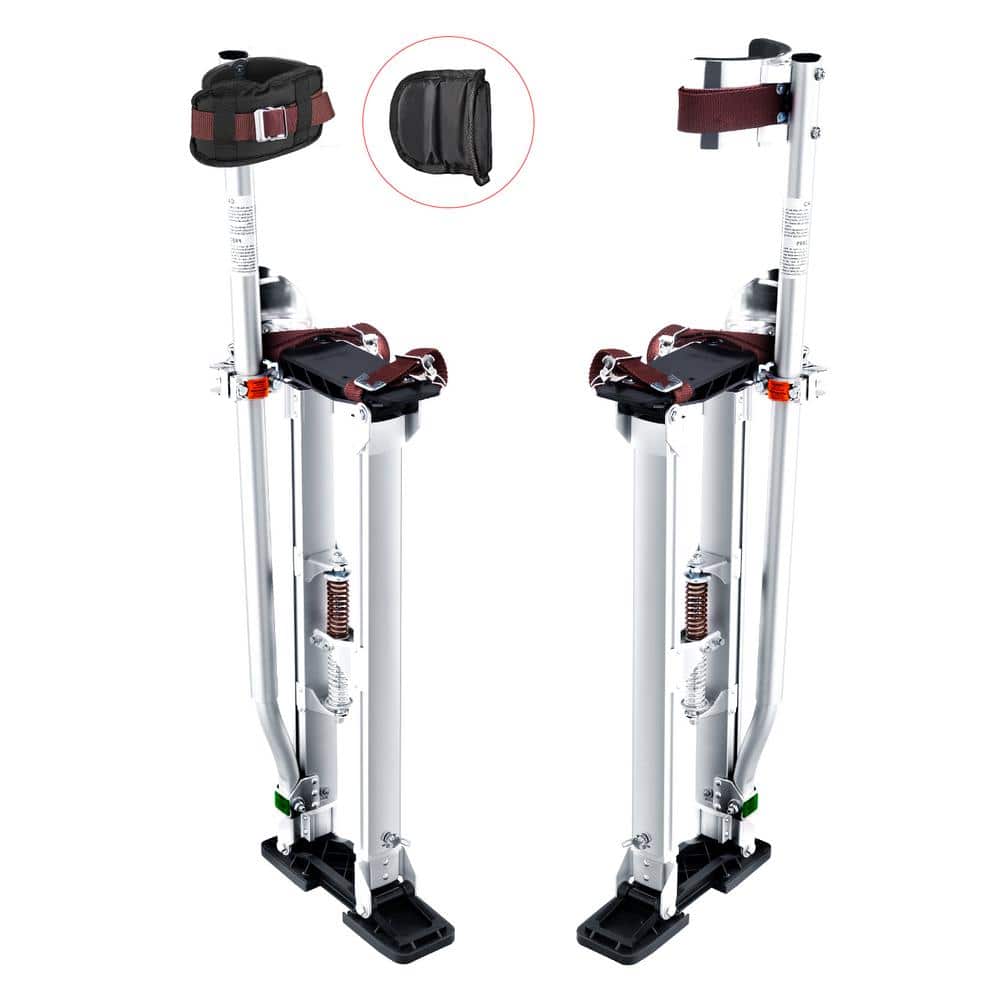 VEVOR Drywall Stilts 24 to 40 in. Adjustable Aluminum Tool Stilts with ...