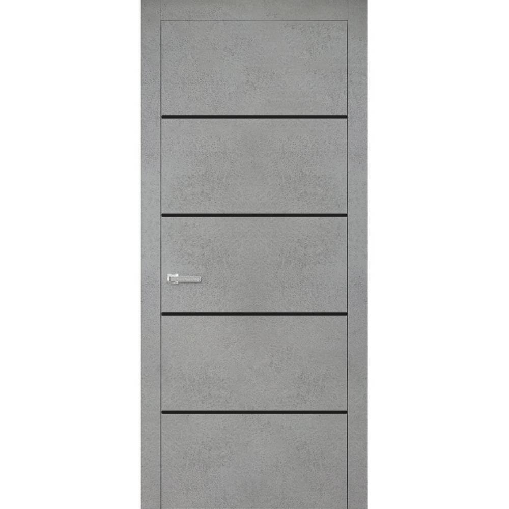 Sartodoors 15 36 in. x 96 in. Right-Hand/Inswing Solid Concrete Wood ...