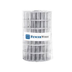 Fencer Wire 6 ft. x 50 ft. 14-Gauge Welded Wire Fence with Mesh 2 in. x ...