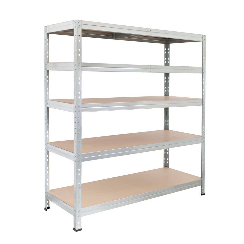 AR SHELVING 5-Tier Heavy-Duty Galvanized Steel Garage Storage Shelving ...