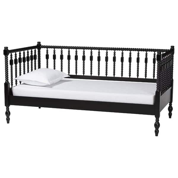 Baxton Studio Callison Black Twin Daybed 271-14744-HD - The Home Depot