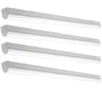 Metalux 4 ft. Linear White Integrated LED Ceiling Strip Light with 2000 ...