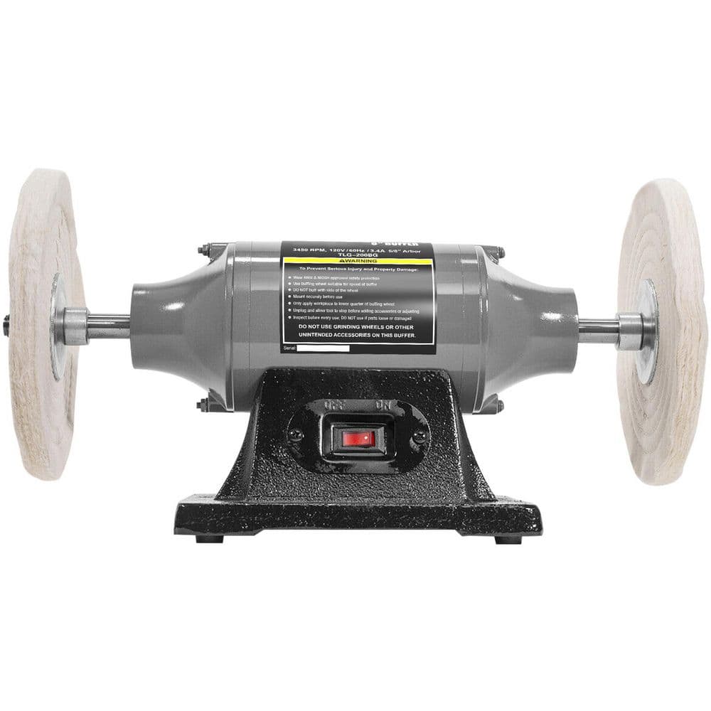SKYSHALO 350W Bench Buffer Polisher, Reconditioned 3. 36A Corded 8in ...