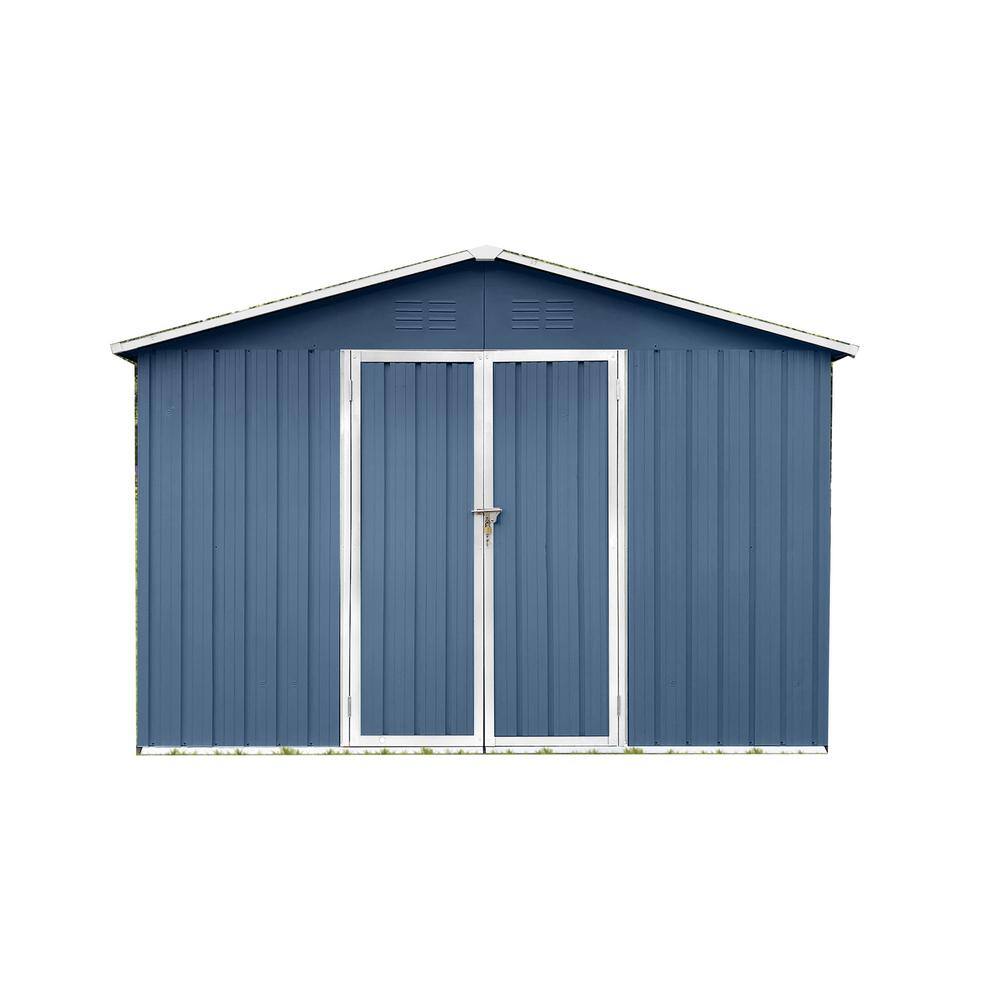 Reviews for Boosicavelly Blue Metal Shed with 10 ft. W x 12 ft. D Vents ...