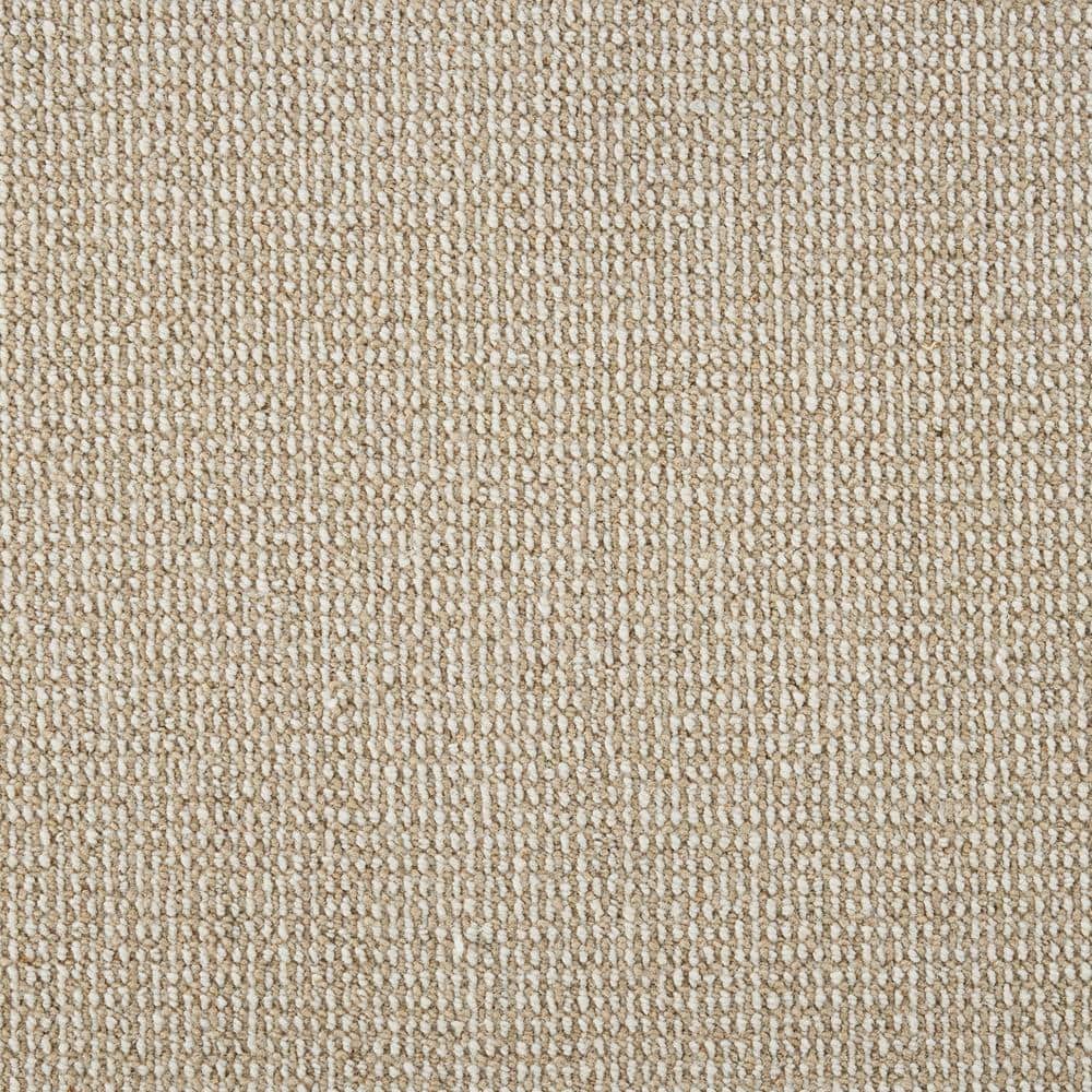 Natural Harmony 6 in. x 6 in. Loop Multi Level Carpet Sample - Sand ...