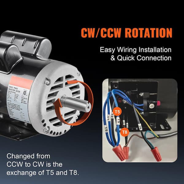 Vevor Motor Wiring Diagram Single Phase To Three Phase - Infoupdate.org