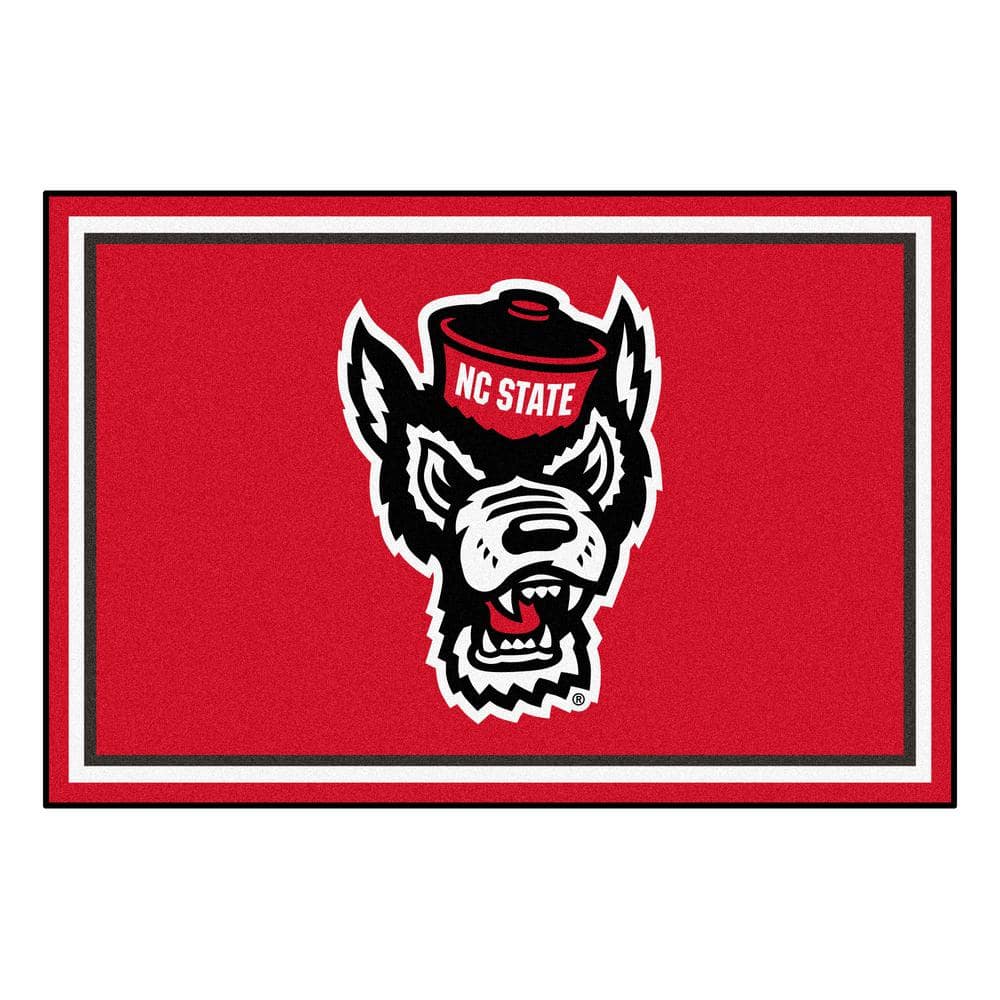 FANMATS NCAA North Carolina State University 5 ft. x 8 ft. Ultra Plush ...