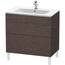 Duravit L-Cube 24.375 in. W x 19 in. D x 21.63 in. H Floating Bath ...
