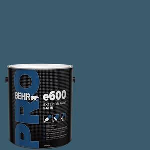 BEHR PRO 1 gal. #550F-7 Blue Spell Low Luster Exterior Paint PR62301 ...
