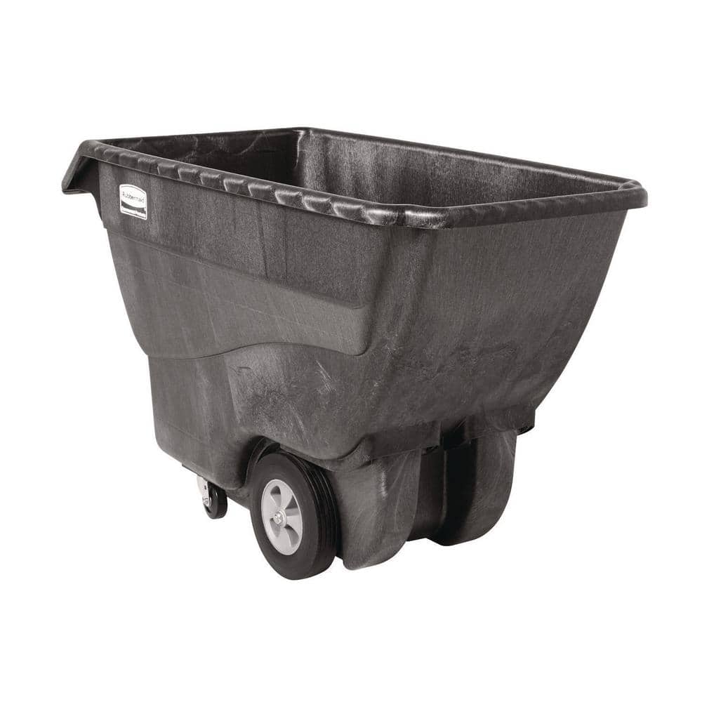 Rubbermaid Commercial Products 3/4 cu. yd. Standard Duty Tilt Truck, Structural Foam Molded ...