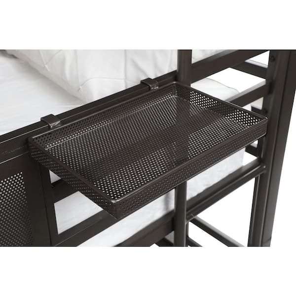 Coaster Rogen Dark Bronze Twin Triple Bunk Bed 460394T The Home Depot