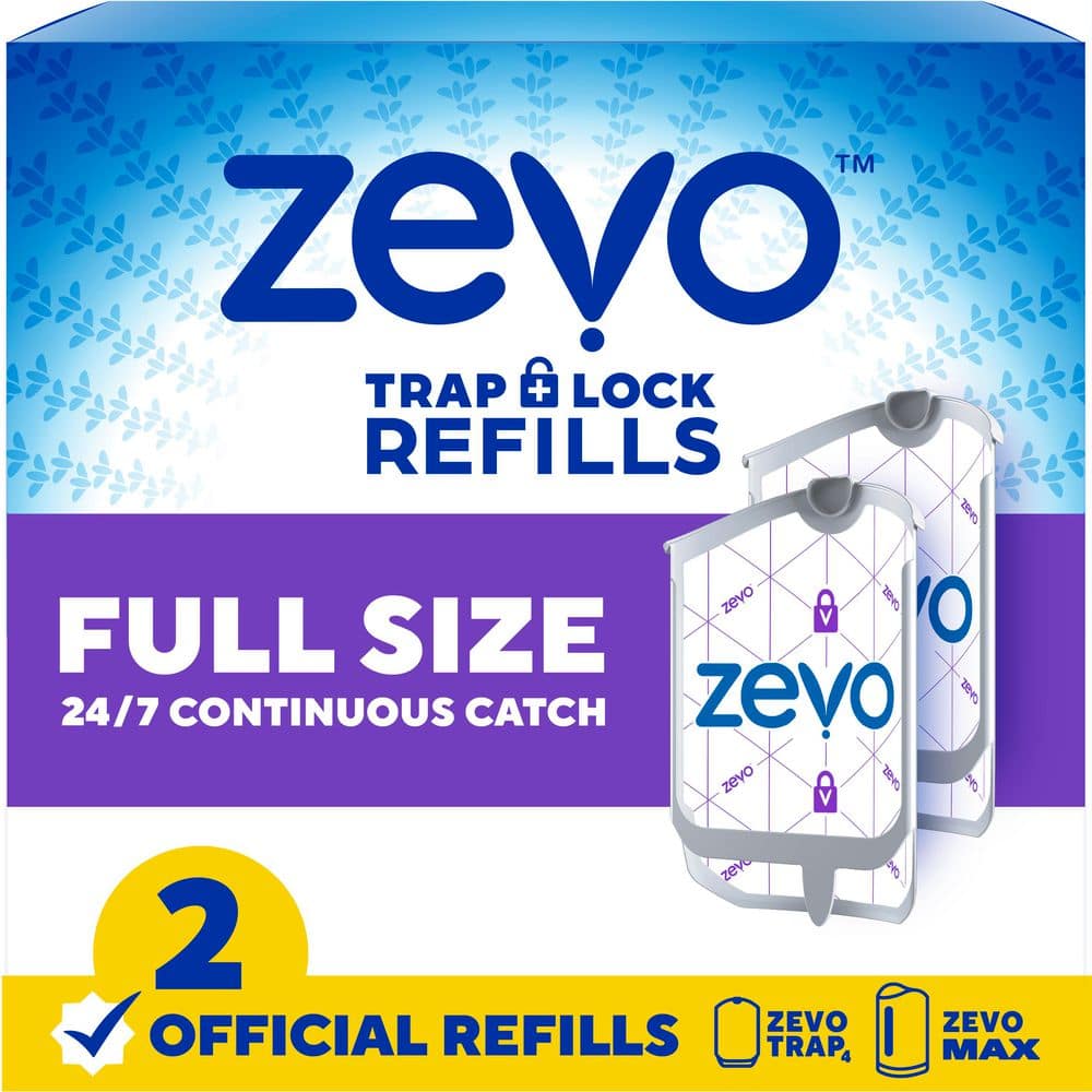 ZEVO Flying Insect Trap Full Size Refill-2 Refill Cartridges ...