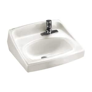 American Standard Lucerne Wall-Mounted Bathroom Vessel Sink with Faucet ...