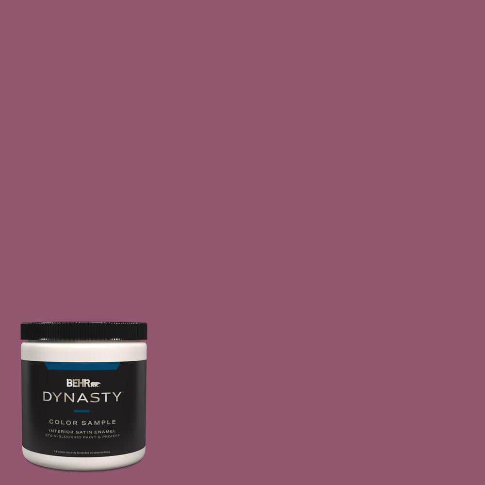 BEHR DYNASTY 8 oz. #HDC-AC-28A Carnation Festival Satin Enamel Interior ...