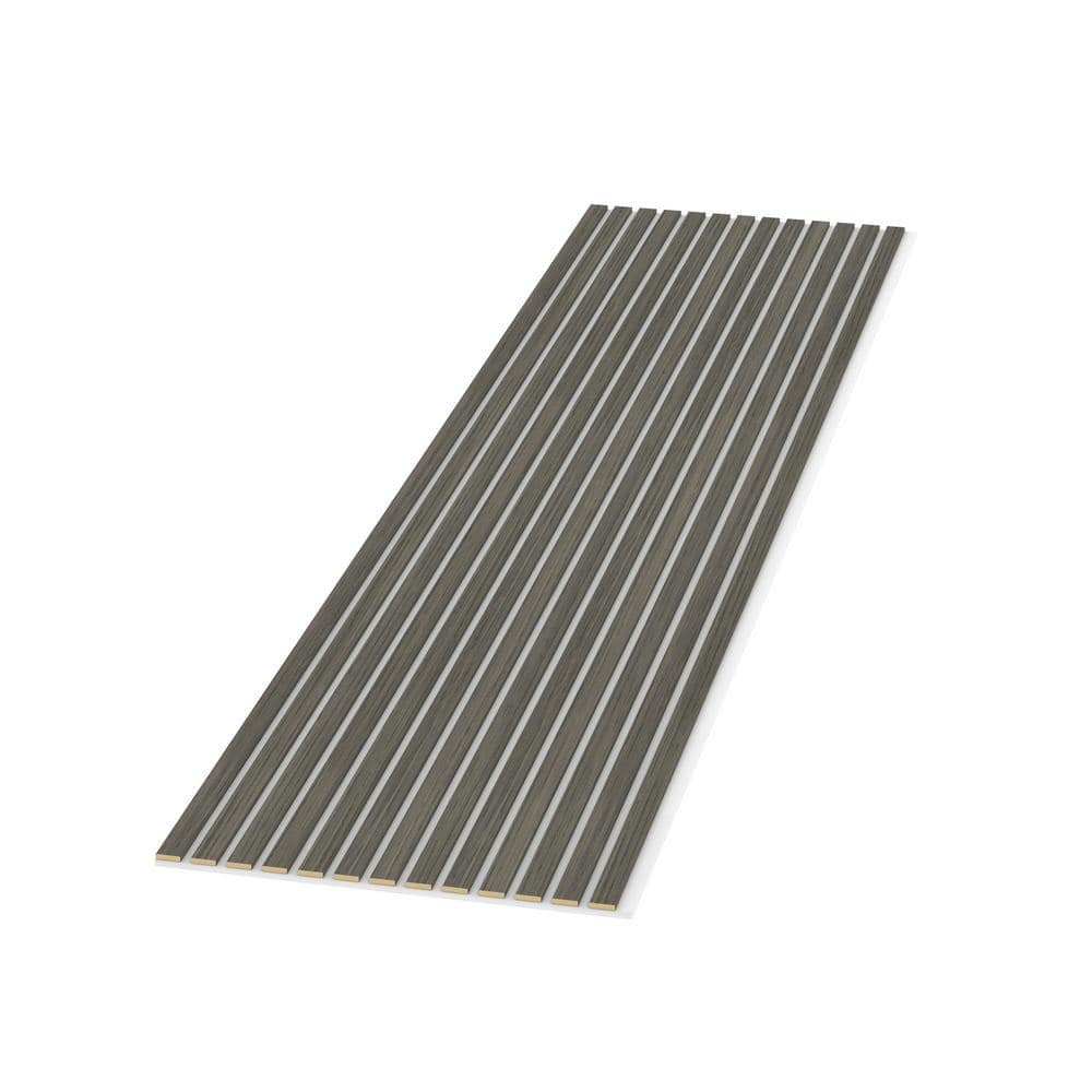 Ejoy 12.6 in. x 106 in. x 0.8 in. Acoustic Vinyl Wall Siding Panel with ...