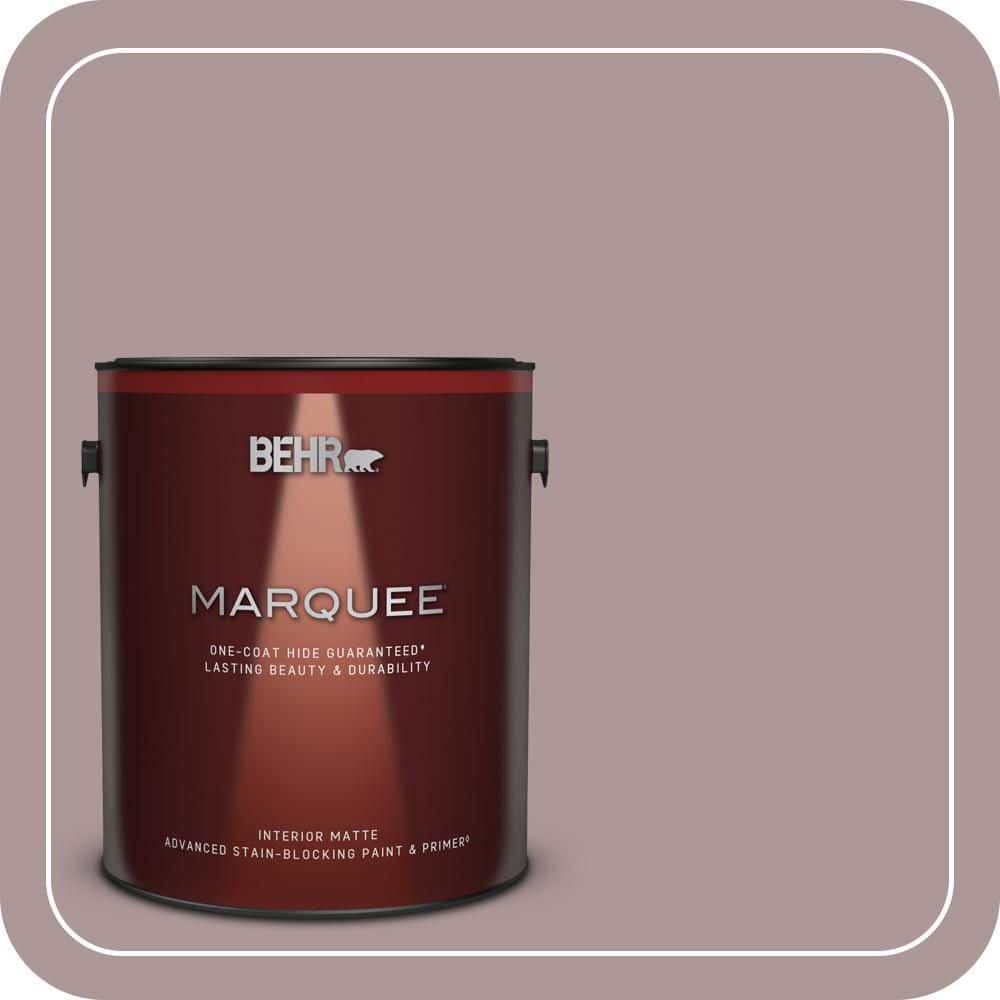 BEHR MARQUEE 1 gal. #PMD-53 Antique Mauve Matte Interior Paint & Primer ...
