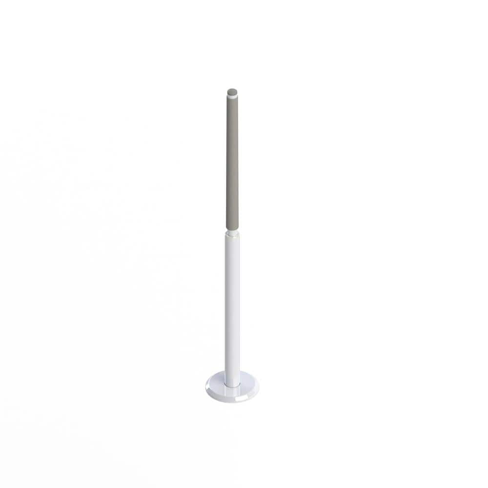 HEALTHCRAFT Bariatric Advantage Rail 30-38 in. x 1.5 in. Floor Mounted ...