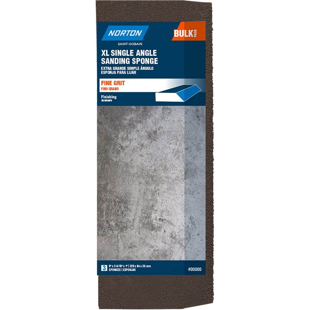 Norton Extra Large Single Angle Sponge 180g (3-Pack) 07660768554 - The ...