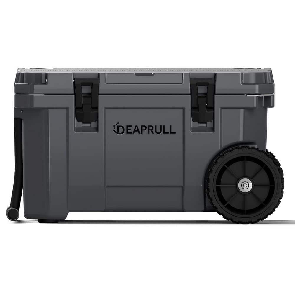 futhork Gray 55 qt. Portable Chest Cooler, Leak-Proof Outdoor Insulated ...