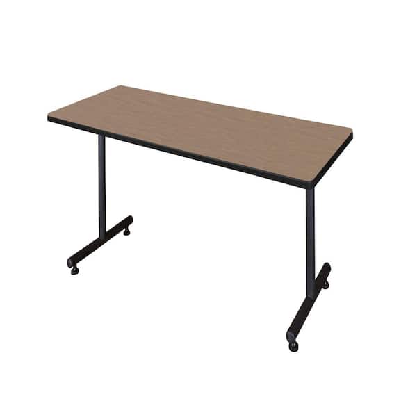 Regency Kobe 72 in x 30 in. Noble Oak Steel T-Base Training Seminar ...