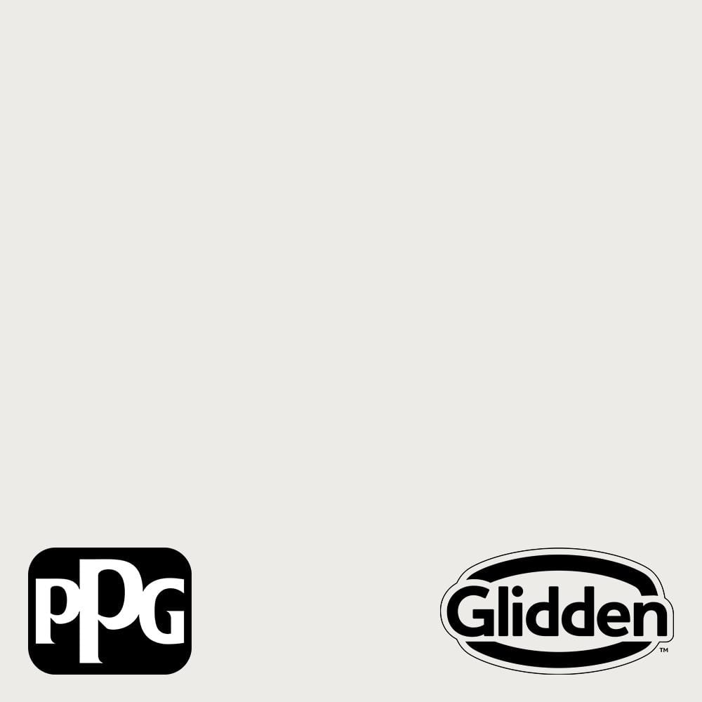 Glidden 8 oz. PPG1002-1 Silver Feather Satin Interior Paint Sample ...