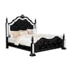 William's Home Furnishing Azha Black Queen Bed CM7194BK-Q-BED - The Home Depot