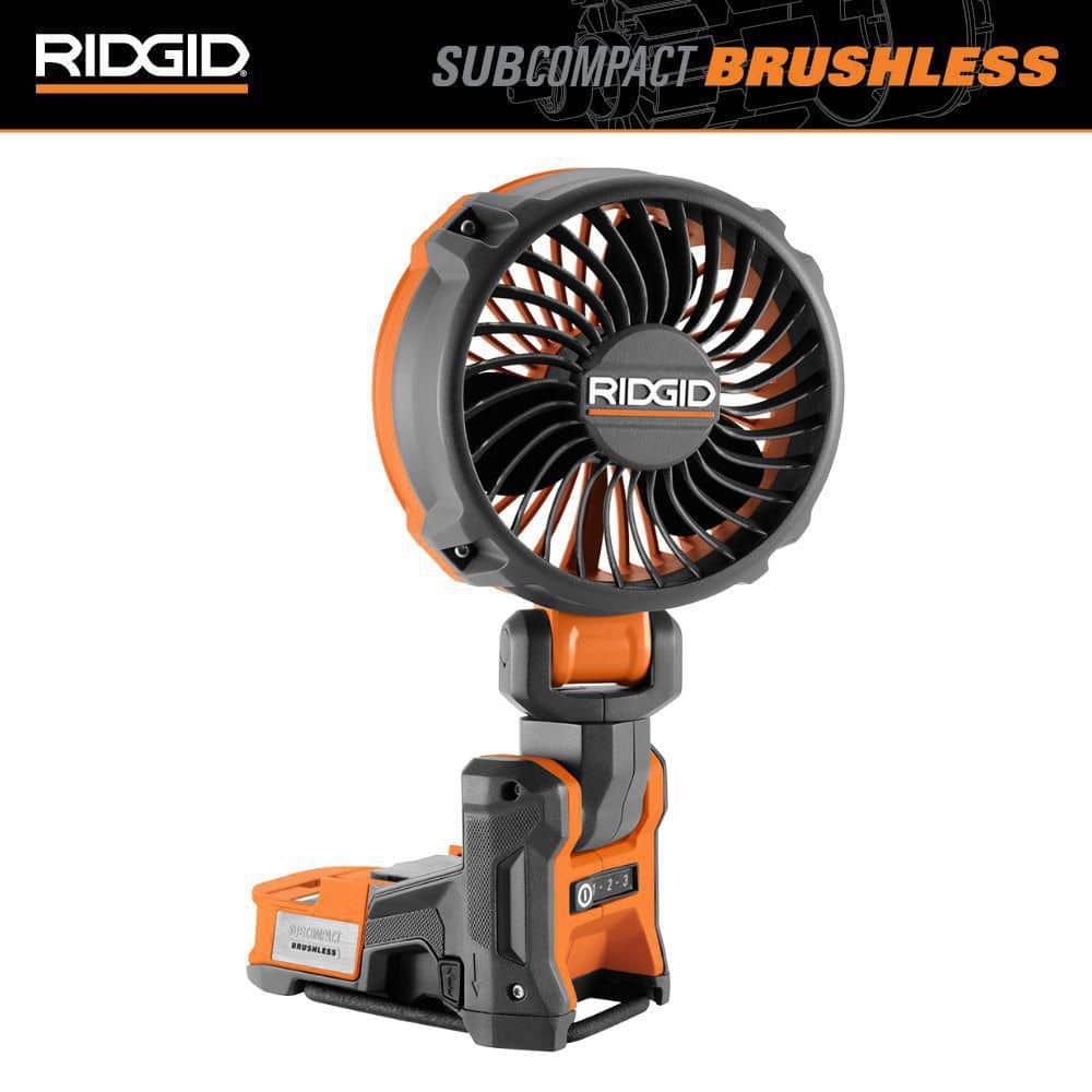 Reviews for RIDGID 18V Brushless Cordless Magnetic Clamp Fan (Tool Only ...