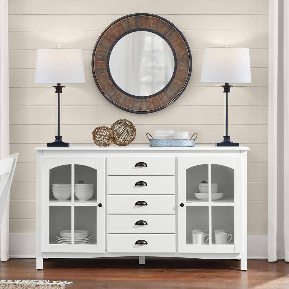 Ivory buffet cabinet store