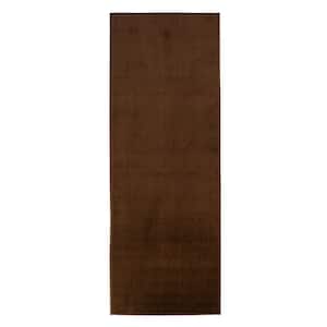 RugStylesOnline Solid Euro Brown 31 in. x 40 ft. Your Choice Length ...