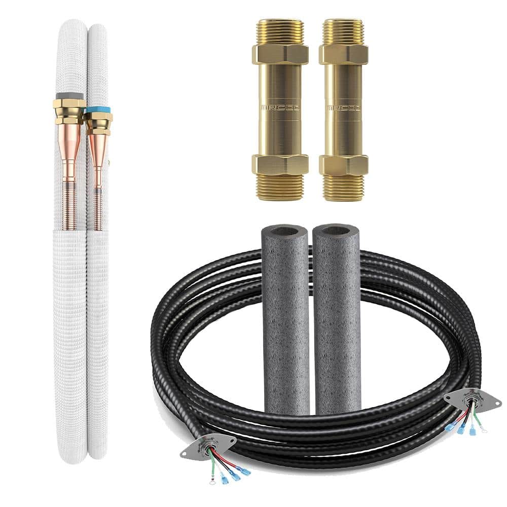 MRCOOL DIY 4th Gen 25 ft. 3/8 in. x 5/8 in. R-410A Line Set ...