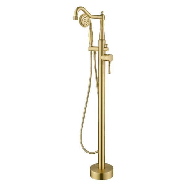 Heemli Single Handle Claw Foot Tub Faucet Freestanding Tub Filler ...