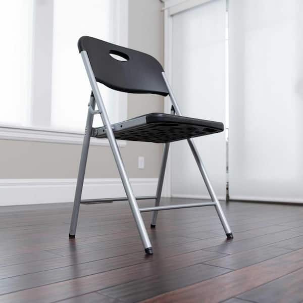 Home depot black folding chairs store