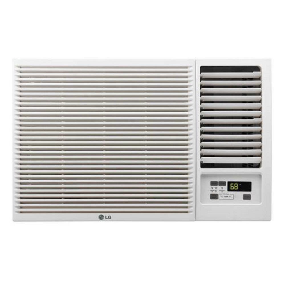 LG 23,000 BTU 230/208-Volt Window Air Conditioner with Cool, Heat and ...