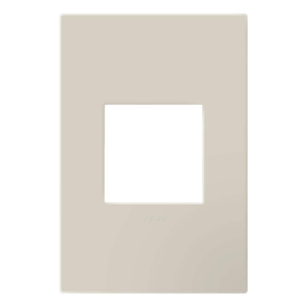 Legrand adorne 1-Gang Oatmeal Decorator/Rocker Plastic Wall Plate with ...