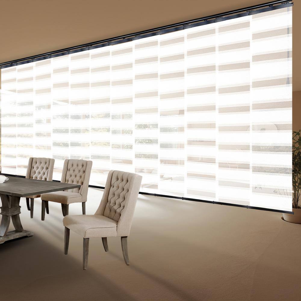 EMOH Spotlight 140 in. - 260 in. W x 116 in. L Adjustable 12-Panel ...