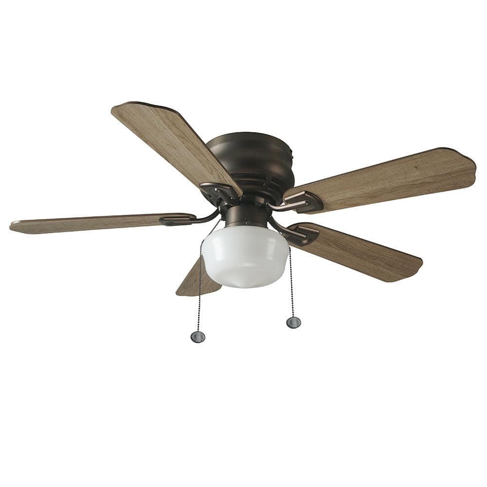 PRIVATE BRAND UNBRANDED Middleton 42 in. Indoor Plated Bronze Ceiling ...