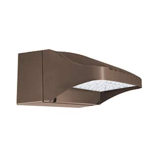 Lumark XTOR 120-Watt Equivalent Integrated LED Bronze Photocontrol Wall ...