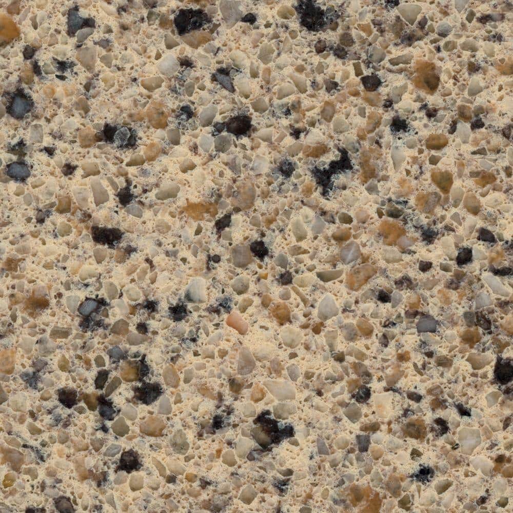 LG Hausys Viatera 2 in. Quartz Countertop Sample in Solano LG-W003-VT ...