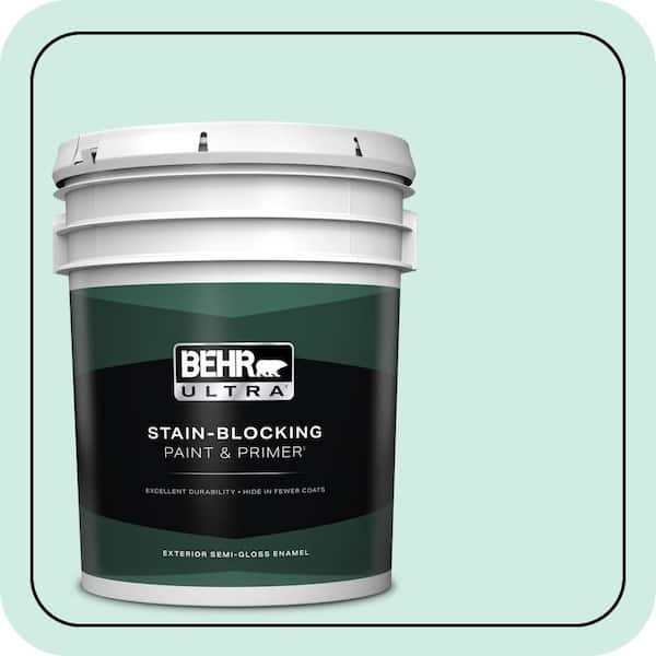 BEHR ULTRA 5 gal. Home Decorators Collection #HDC-MD-19 Soft Mint Semi ...