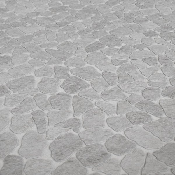 CRUZ BAY STUDIO Full Eclectic 4 in. x 6 in. Ivory Marble Tumbled Tile ...