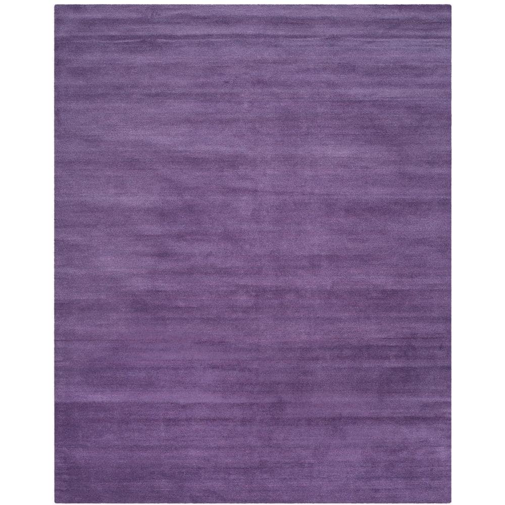 SAFAVIEH Himalaya Purple 8 ft. x 10 ft. Solid Area Rug HIM610B-8 - The ...