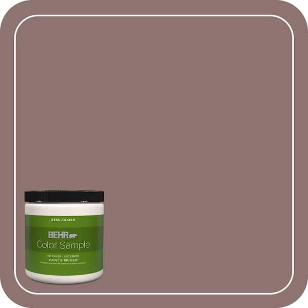 BEHR PREMIUM PLUS 8 oz. #720B-5 Bitter Briar Semi-Gloss Interior ...
