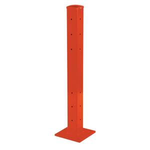 Vestil Orange Bolt-On Style Guard Rail Rigid Tube Post GR-F2R-DI-TP42 ...