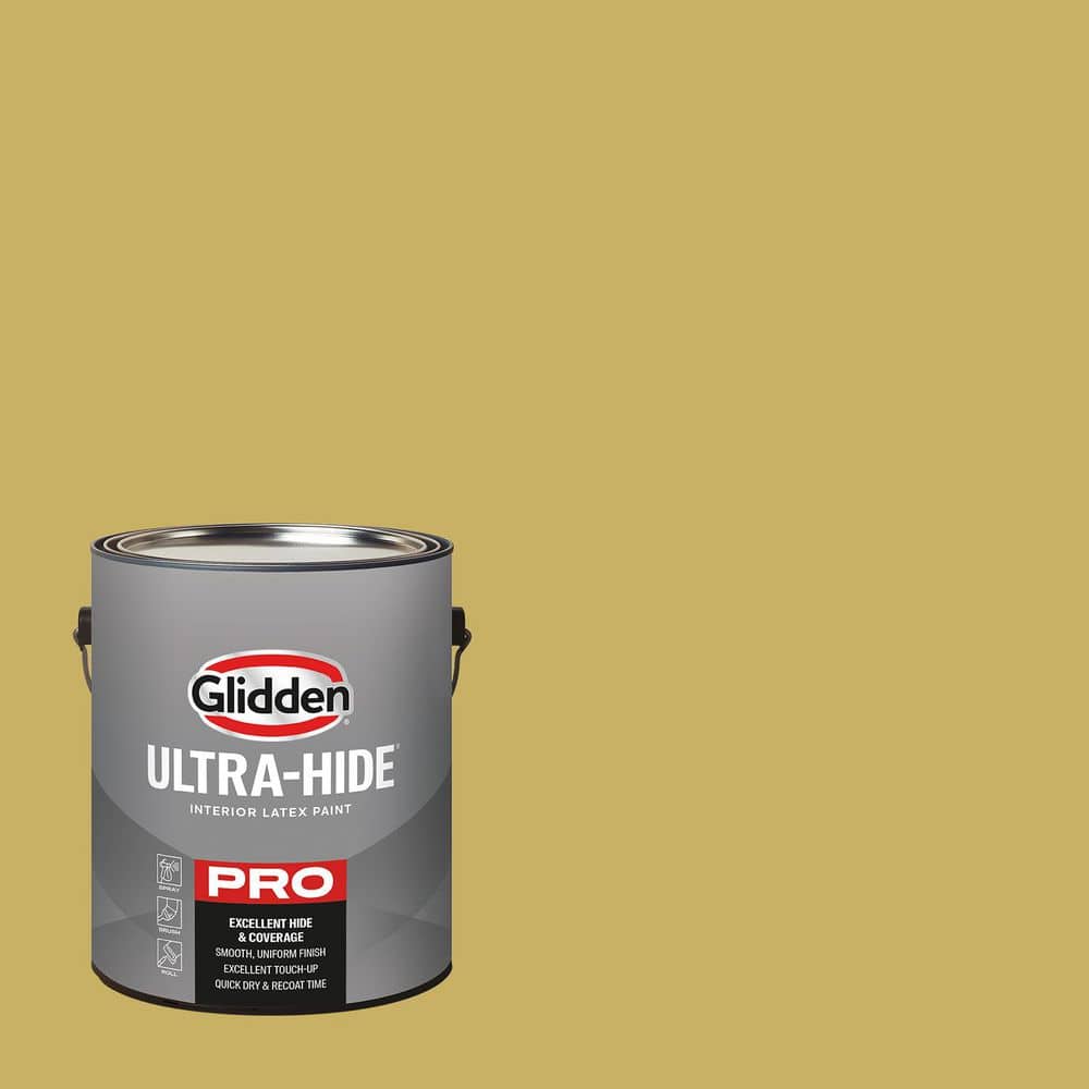 Glidden Ultra-Hide 1 Gal. PPG1109-5 Split Pea Soup Ultra Flat Interior ...