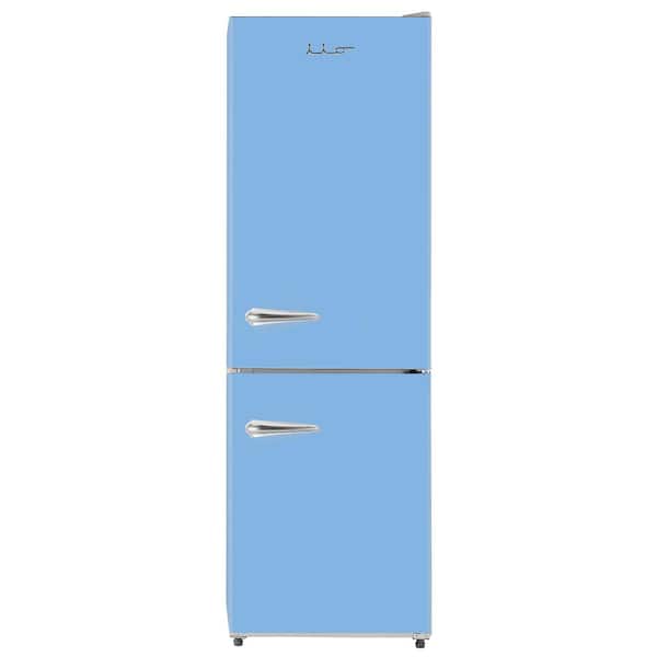 iio 11 cu. ft. Retro Frost Free Bottom Freezer Refrigerator in Light ...