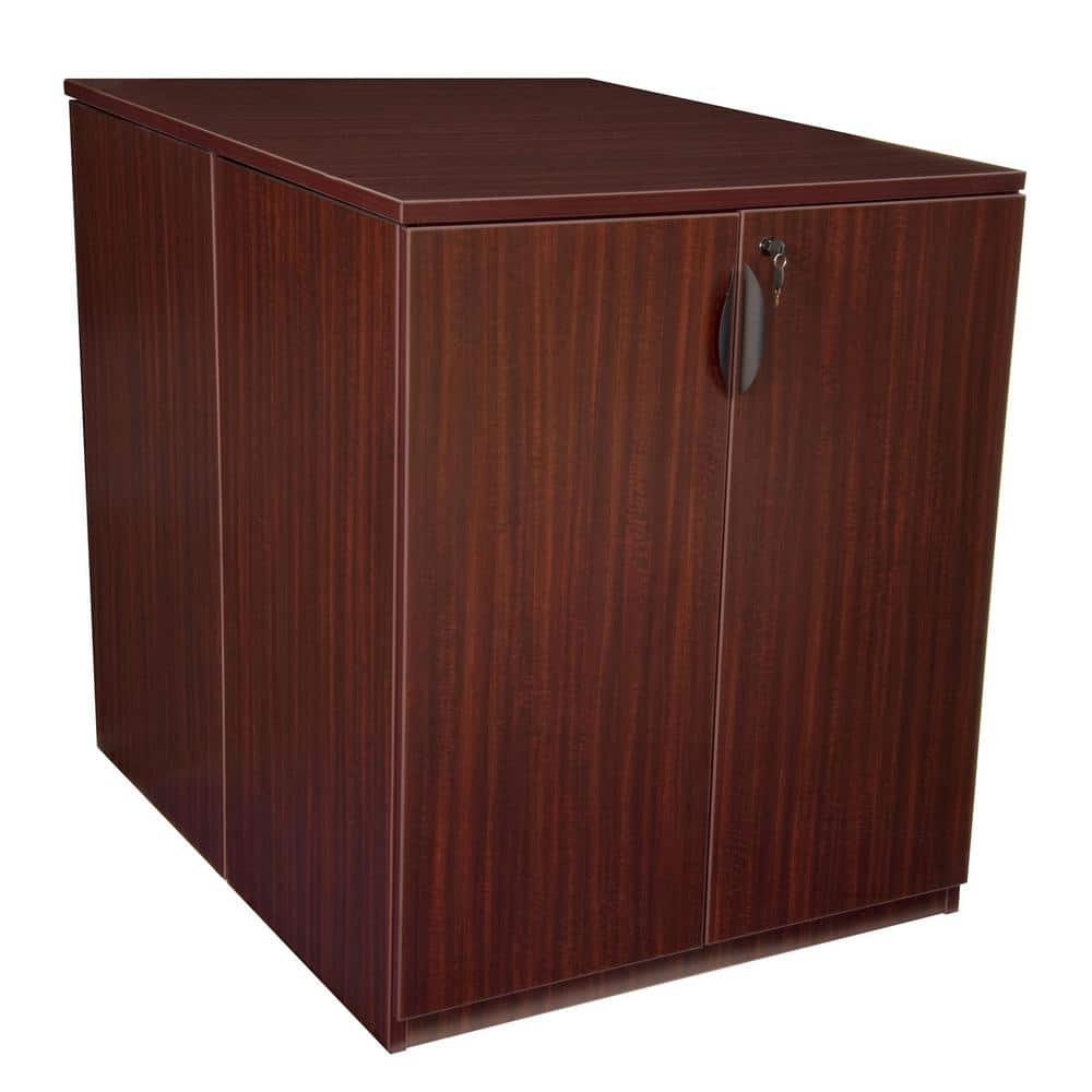 Regency Magons Stand Up Back to Back Storage Cabinet/ Desk- Mahogany ...
