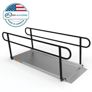 EZ-ACCESS GATEWAY 3G 7 ft. Aluminum Solid Surface Wheelchair Ramp with ...