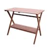 NORTHBEAM Natural Wood Simple Potting Bench MPG-PB05 - The Home Depot