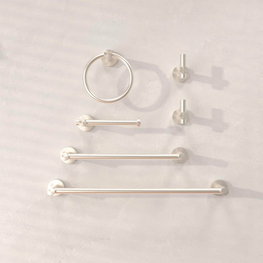 niveal Essen 6-Piece Bath Hardware Set with Mounting Hardware in ...